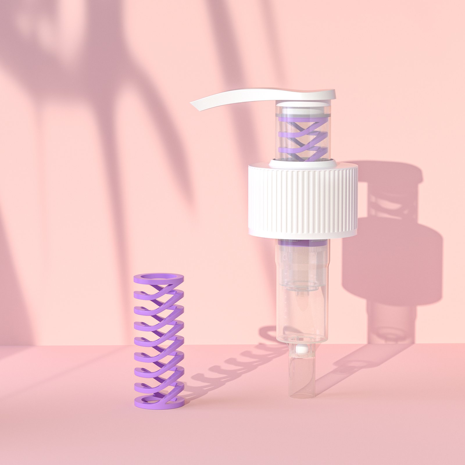 All-Plastic Pump Head Eco-friendly Packaging